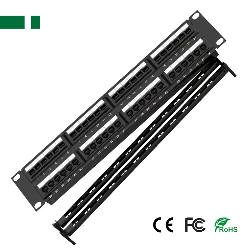 CPP01-5E-48AP 48-Port Cat5e Patch Panel for 19In Rack Mount